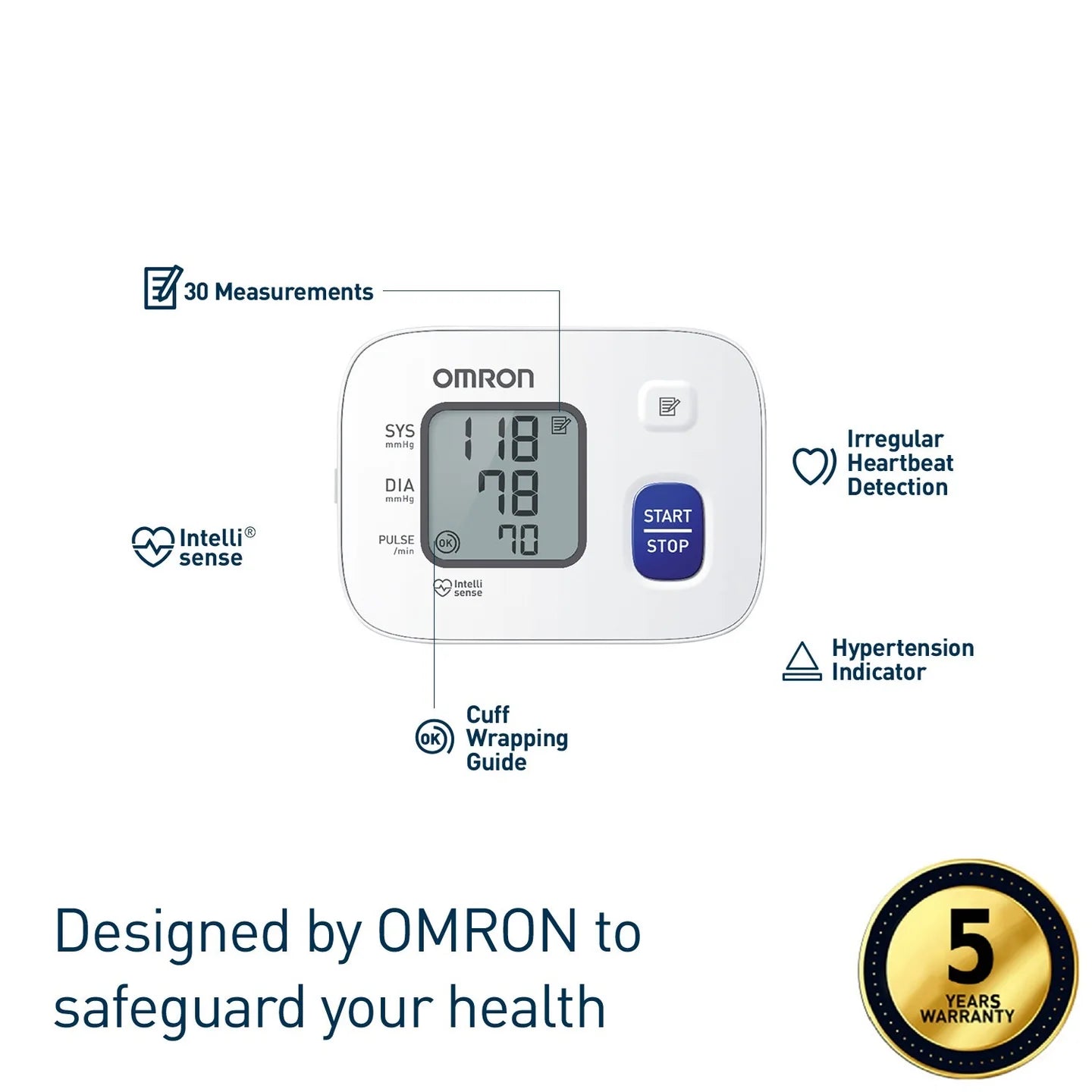 OMRON Wrist Blood Pressure Monitor HEM-6161 – Med Supplies PH