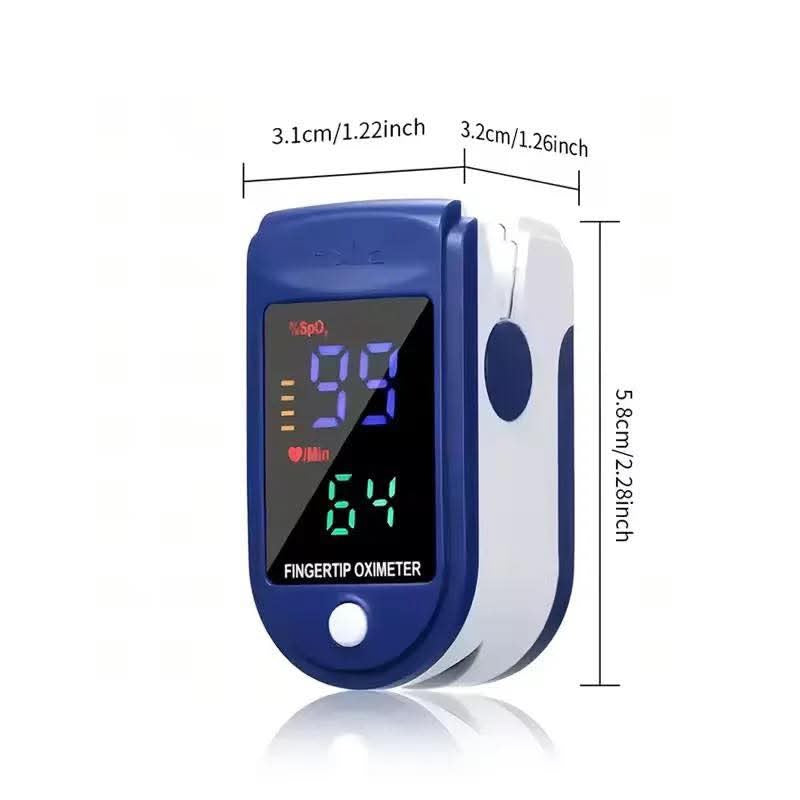 Pulse Oximeter – OLED Display, Accurate SpO2 & Heart Rate Monitor | Med ...