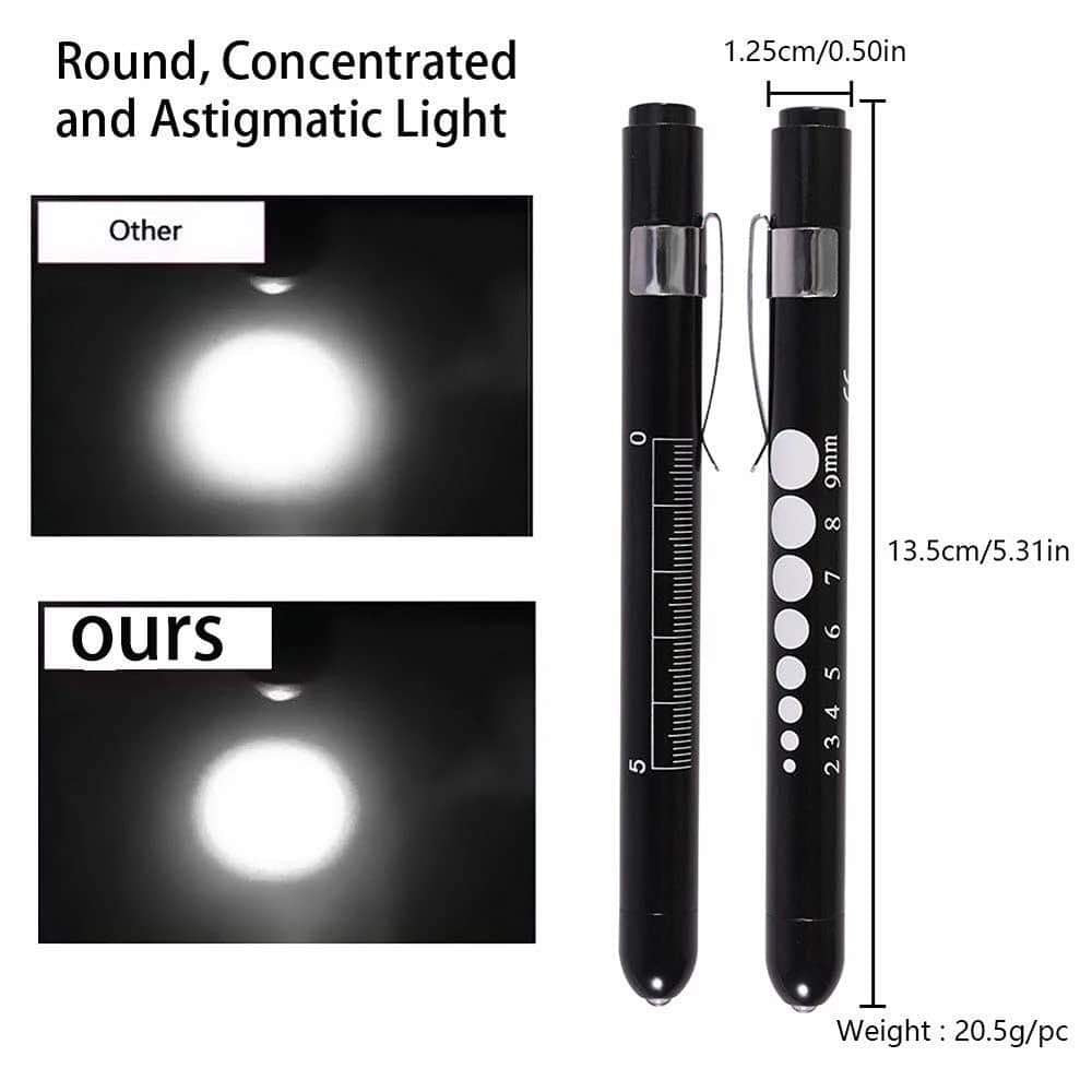 Penlight – Medical LED Diagnostic Light with Pupil Gauge | Med Supplies PH